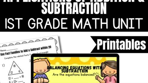 Digital Unit: Addition & Subtraction within 20, Fact Families, Balance ...