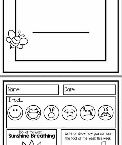 March SEL Daily Journal by Bedford's Busy Bees | TPT