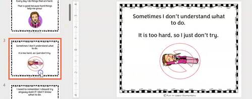 Perseverance Social Story/ Hard Things Social Story EDITABLE | TPT