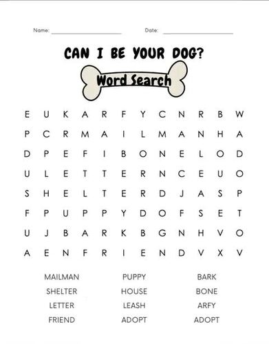 Can I Be Your Dog? Reading Companion Activities | K–3 Literacy Packet