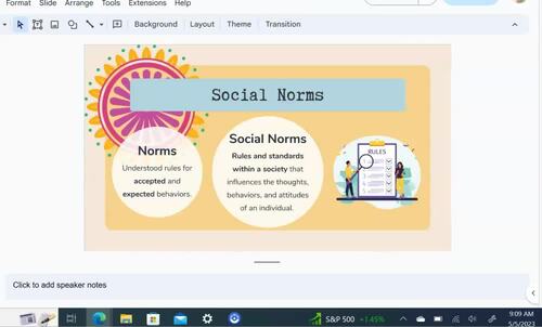 Social Norms Lesson and Activity! by Psyched About Social Studies