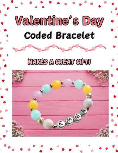 Make Your Own Coded Bracelet (Valentine's Day Edition) by DuckDuckAsh