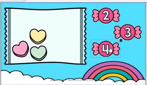 Valentine's Day Candy Count SMART Board Game by LetTheGoodTimesKrol