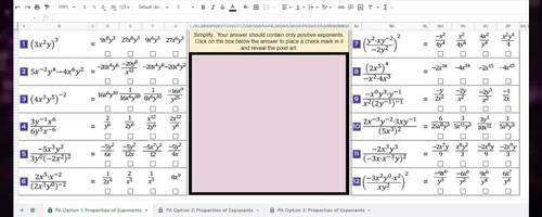 PIXEL ART: Properties of Exponents (All in ONE) by Never Give Up on Math