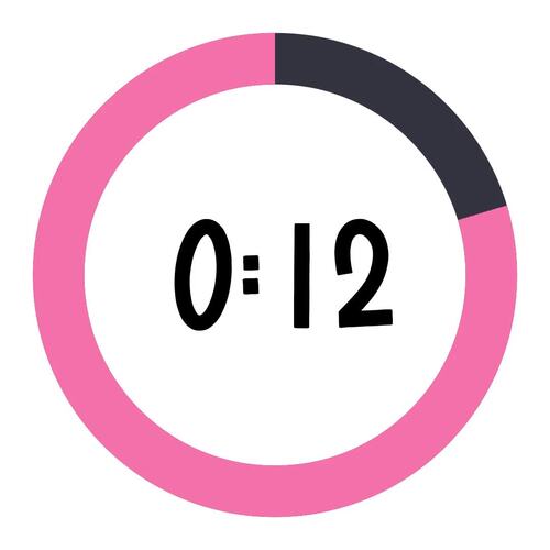 Visual Timers - Pink - Digital Countdown - Classroom Management Tool