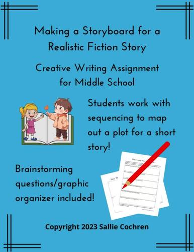Making a Storyboard for a Realistic Fiction Story (Middle School)