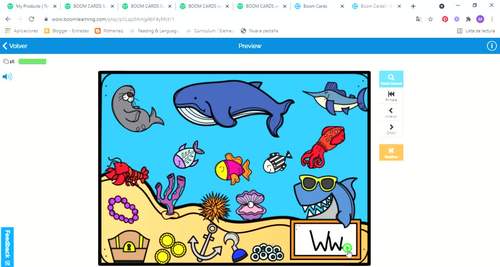BOOM CARDS Summer: BEGINNING SOUNDS | Alphabet Distance Learning by Ms ...