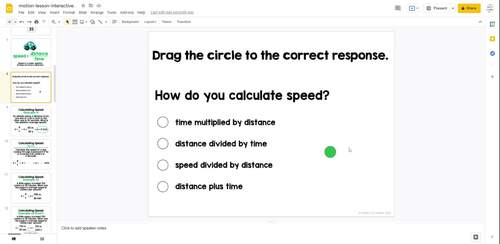 Motion: Speed, Velocity, and Acceleration Interactive Lesson | TPT
