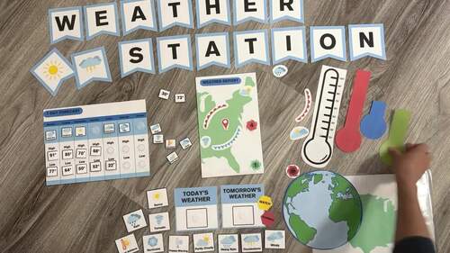 Pretend Play: Weather Forecasting // Maps // Name Tags // 7 Day ...