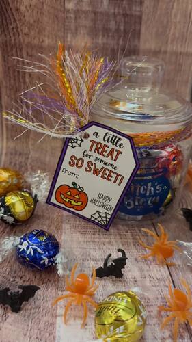 EDITABLE Halloween Gift Tag | Printable Label Halloween Student Treat ...