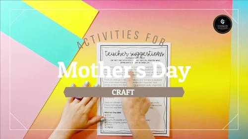 Mothers Day Bilingual BUNDLE | Foldable Craft by Counseling Solutions ...