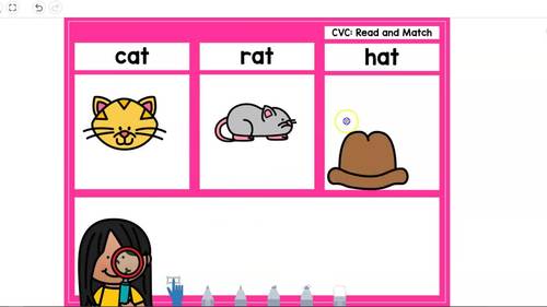 INSTANT Digital Jumpstart Games: CVC PRE-LOADED TO SEESAW & GOOGLE SLIDES™