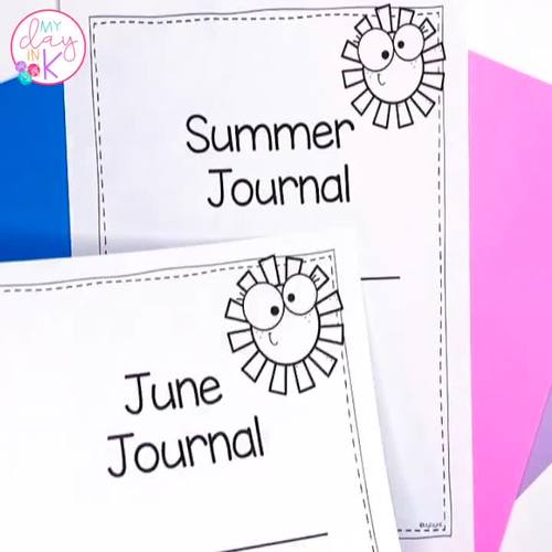 Monthly Writing Journal by My Day in K | Teachers Pay Teachers