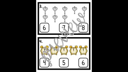 New Year Count and Clip Cards 1-10 by Teach 2 Grow with ME | TPT