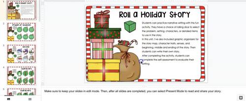 Roll a Story Bundle With Google Slides - Story Elements | TpT