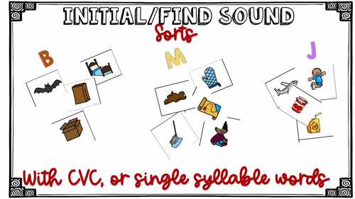 Letter Sound Sorts by Simply B Teaching | TPT