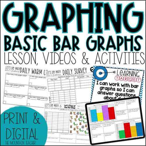 Basic Bar Graphs - Bar Graph Worksheets, Templates and Graphing Activities