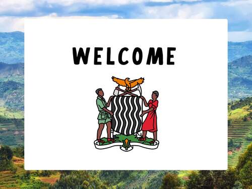 NO PREP All About ZAMBIA PowerPoint Presentation, 3rd 4th 5th Grade ...