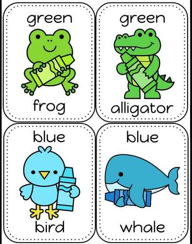 Animals | Colors | Numbers | Thematic Unit | Kindergarten | Preschool | PDF