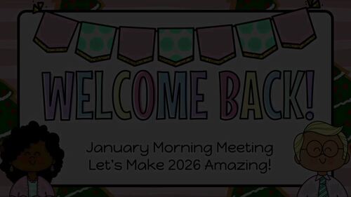 January Morning Meeting SMART Goals | No-Prep SEL Google Slides for ...