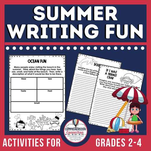 Summer Writing Prompts, Summer Themed Writing Activities | TPT