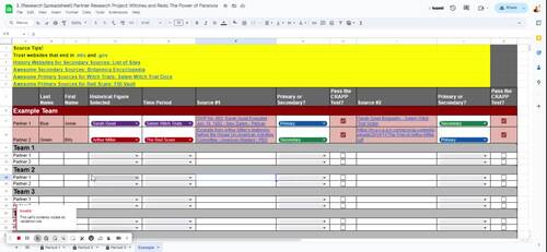 {Bundle!} Partner Project: Witches & Reds: The Power of Paranoia