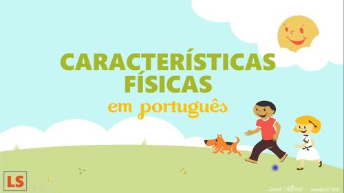 Características Físicas em Português - Apresentação de PowerPoint