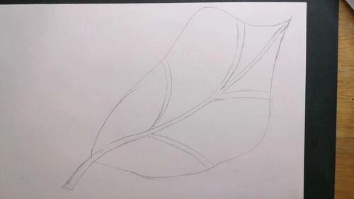 Charcoal Leaf by Artfull Meg | TPT