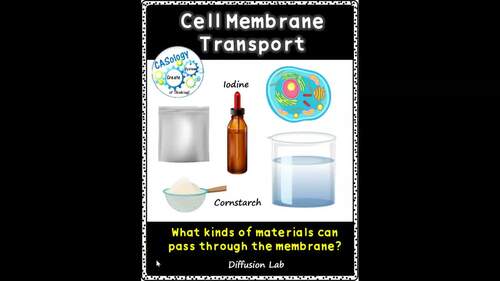 Cell Membrane Transport: Diffusion Lab Activity by CASology | TPT