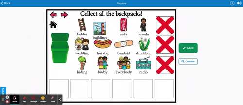 Back to School Articulation Activity BOOM™ Cards | Backpacks | Early Sounds