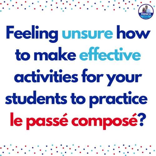 French passé composé avoir être Digital Boom Cards™ past tense BUNDLE 3