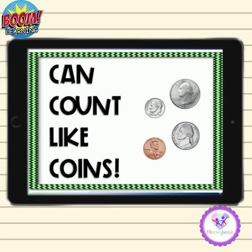 Boom Cards Money: Counting Like Coins by Mommybeech | TpT
