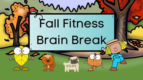 Fall Fitness Autumn Brain Break, Exercise for Kids, PE, DPA, Video ...