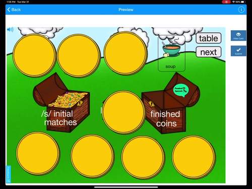 Treasure Hunt Articulation /s, z, l, r/ Boom Cards Distance Learning