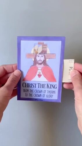 Christ The King Craft Catholic Solemnity Feast Day Activity Advent Coloring