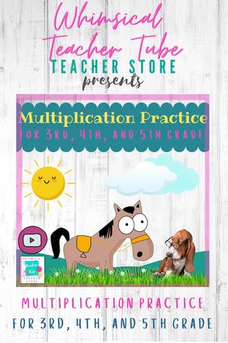 Multiplication Practice for 3rd, 4th, and 5th Grade | TPT
