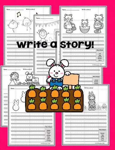 Easter Writing Center Activities Preschool Kindergarten First Second ...