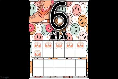 90's Western Disco Numbers 1-20 by Julia's Colorful Classroom | TPT