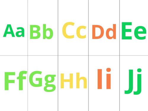 ALPHABET A_Z letter 26 ft number 1_14 by professional designer | TPT