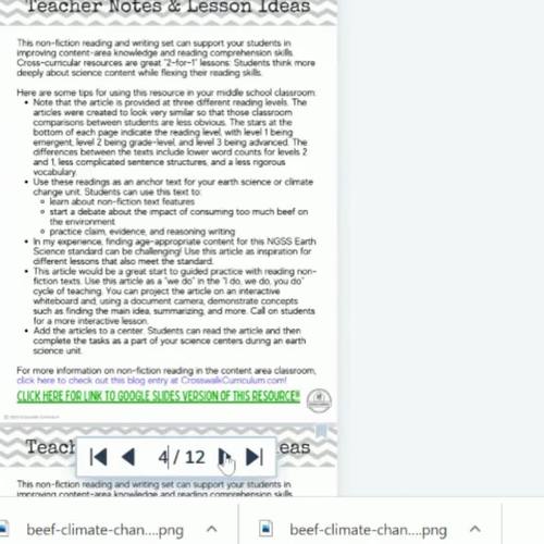 Global Warming CER | Claim Evidence Reasoning | NGSS Earth Science