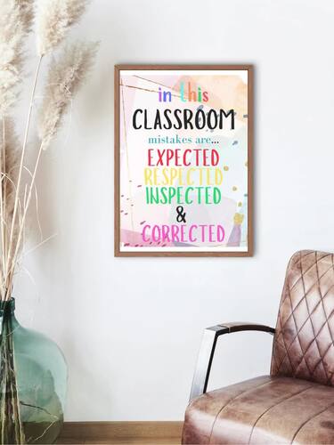 Classroom Wall Art | Make Mistakes | Classroom Posters | Cute Classroom ...
