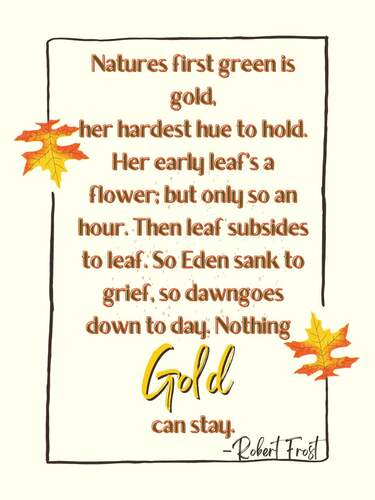 Fall Poems Posters (Set of 6) Fall Poems Printable by Ms B Creates