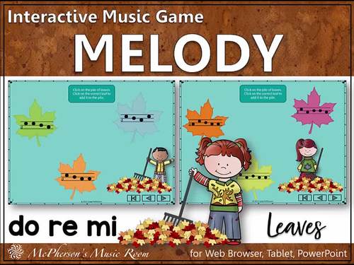 Solfege | Fall Music | Do Re Mi Interactive Melody Game {Leaves}