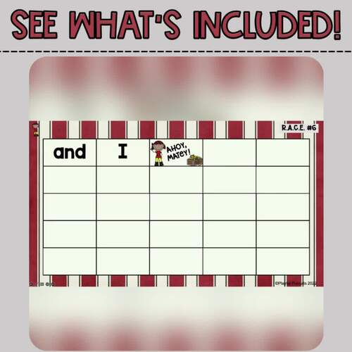 High Frequency Word R.A.C.E | K-2 Bundle: Pirate Theme | IMSE OG+ Aligned