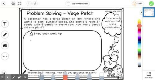 Seesaw Math Activities 2nd Grade Mathematics All Year by Kimberly Jayne ...