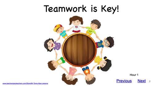 Teamwork SEL Behavior Lesson Hour 1 by Mr Tom's ABA Lessons | TPT