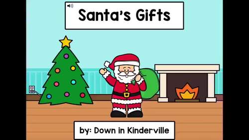 Christmas Books for Guided Reading Levels A-E Boom Cards Distance Learning