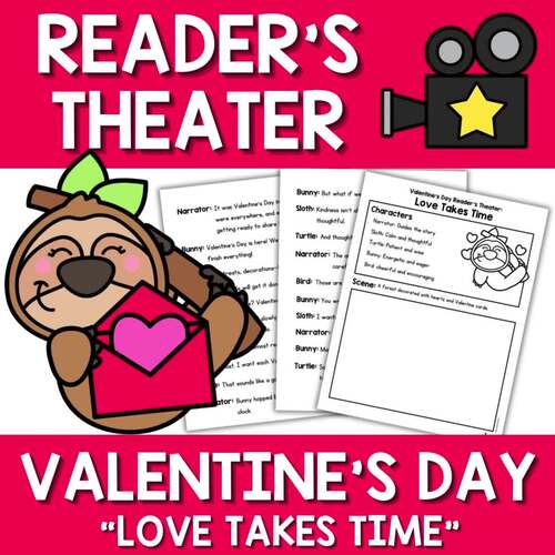 Valentines Day Readers Theater | Fun Skit Reading for 2nd 3rd 4th 5th ...
