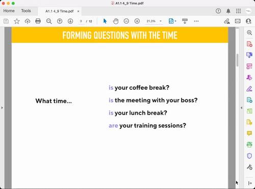 ESL Beginners Lesson: Learn How to Tell the Time in English | TPT