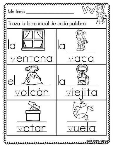 Fonética K-1: De sonidos a sílabas- Letra Vv by mrscortes | TPT